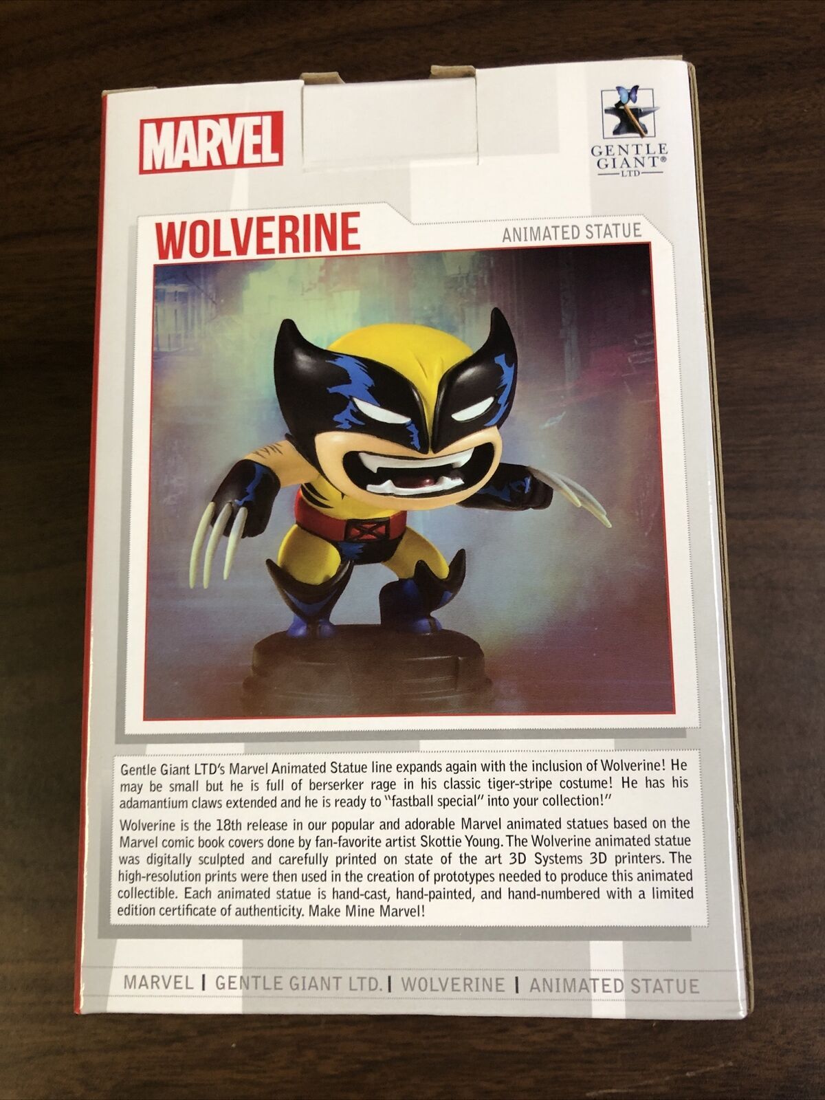 Gentle Giant Wolverine Animated Statue Skottie Young 228/900 BRAND NEW ...