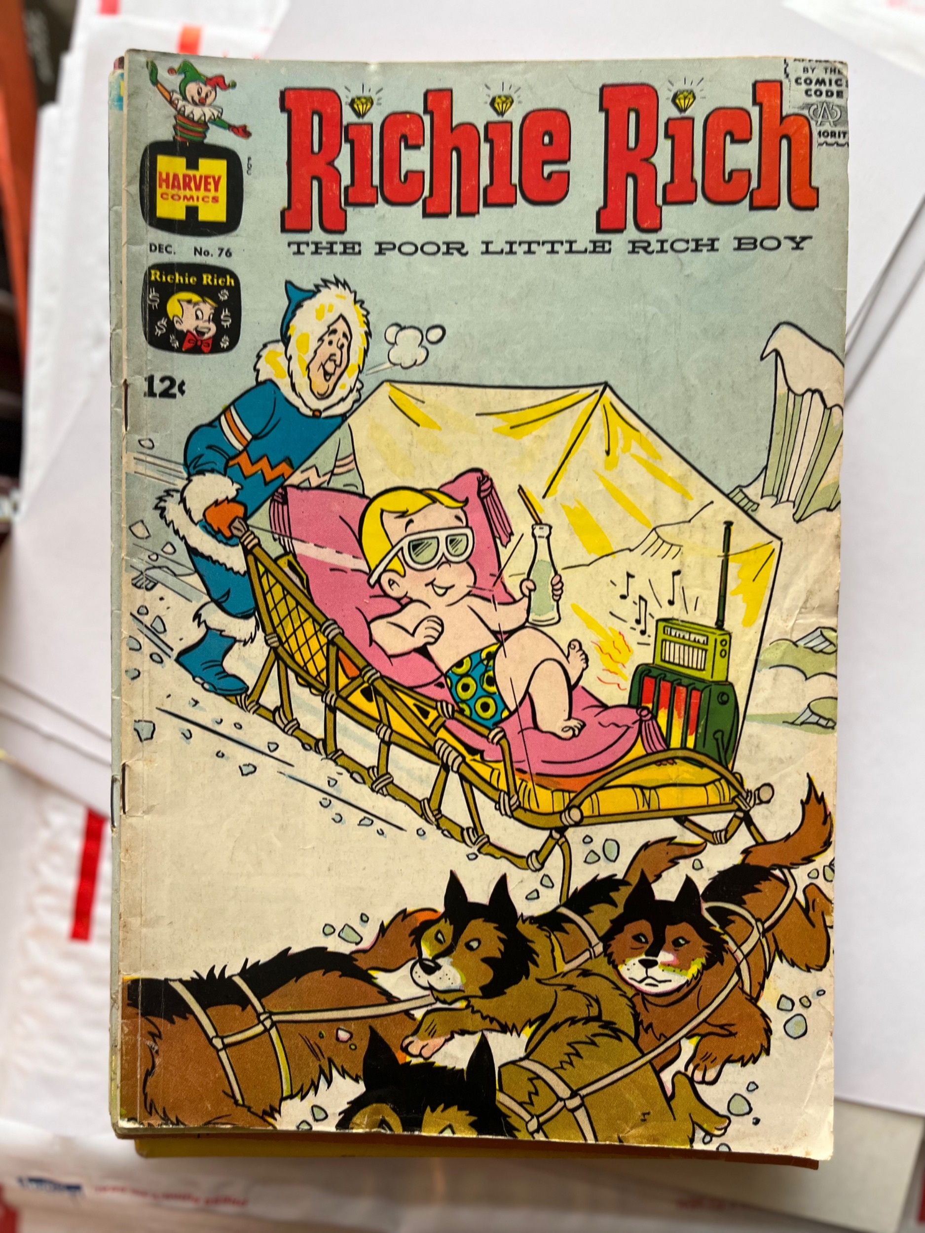 Richie Rich #76 (1968) | Comic Books - Silver Age, Harvey, Richie Rich ...