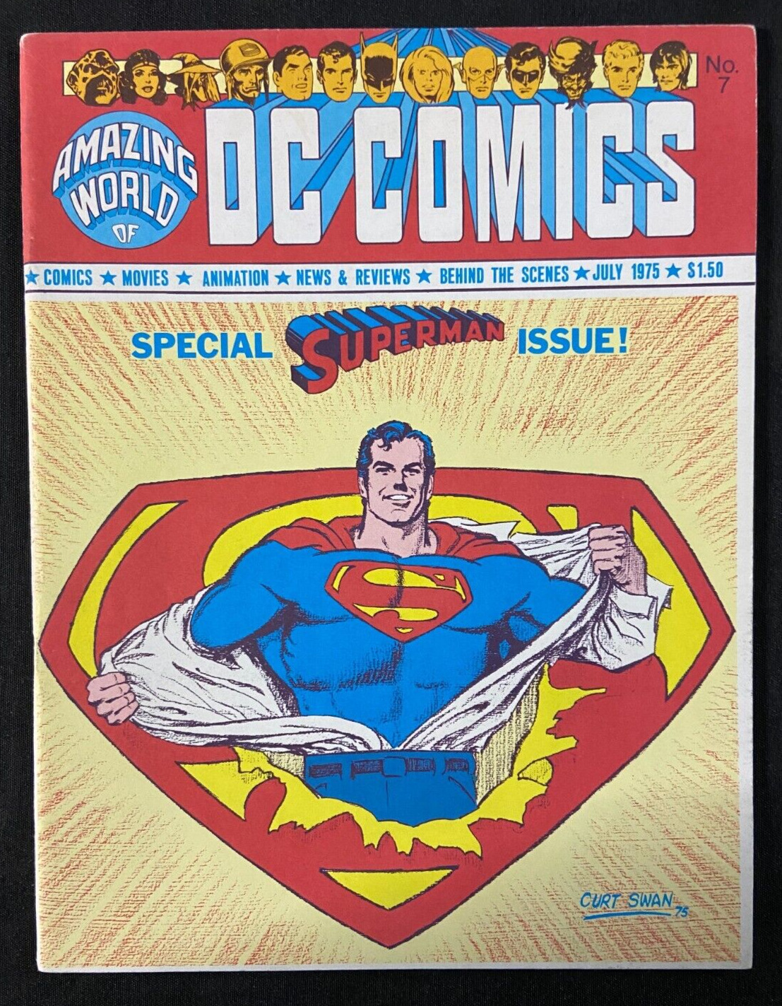 The Amazing World of DC Comics Number 7 VF Superman Issue | Comic Books ...