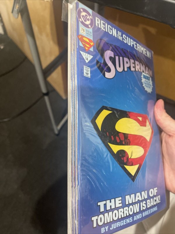 Superman #78 KEY 1st Appearance Of CYBORG SUPERMAN! Cool Cover W ...