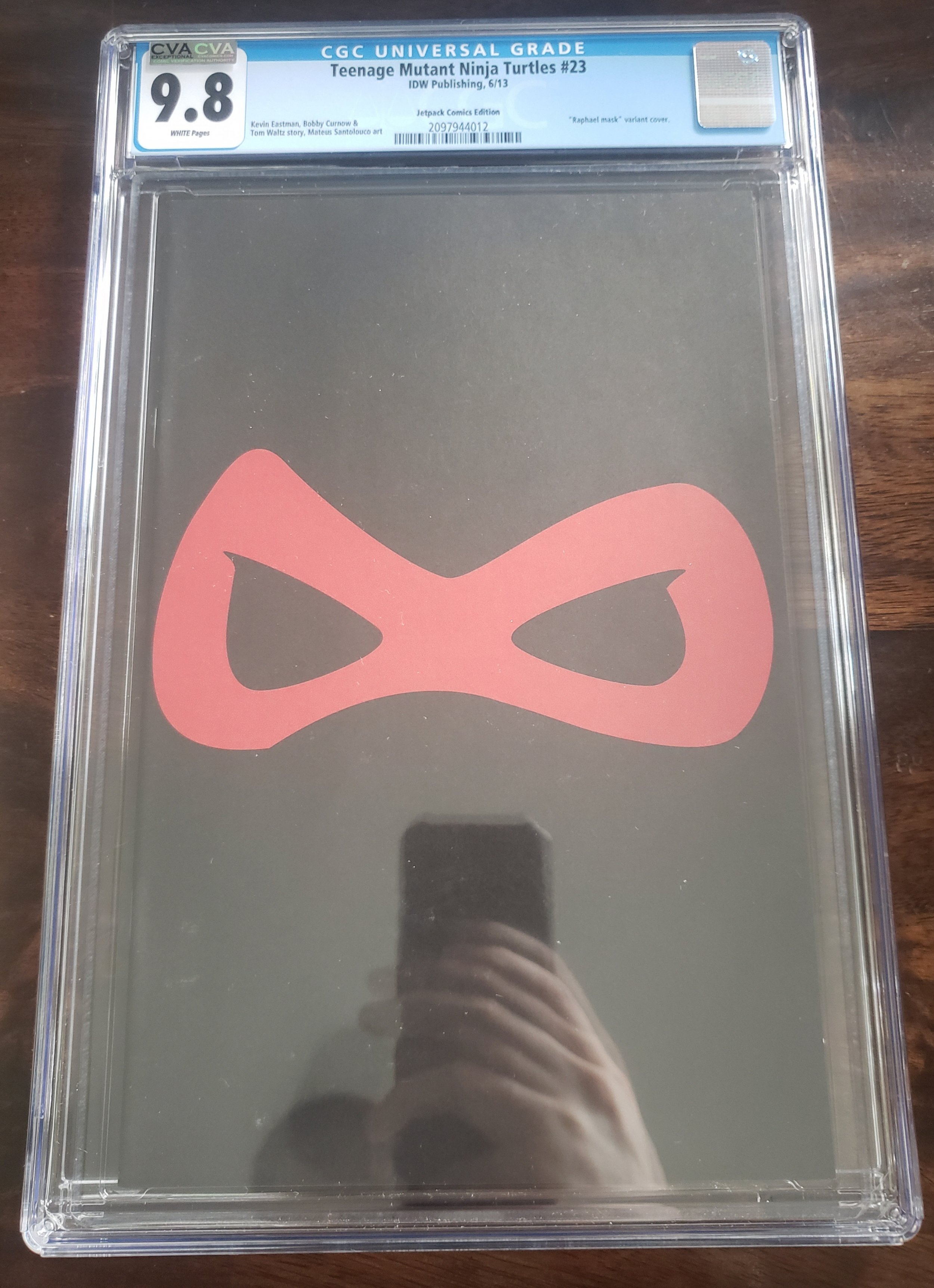 Teenage Mutant Ninja Turtles 23 CGC 9.8 Jetpack Comics Variant CVA ...