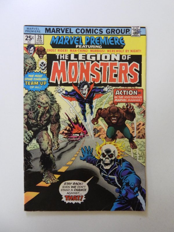 Marvel Premiere #28 1st appearance of Legion of Monsters VG "moisture ...