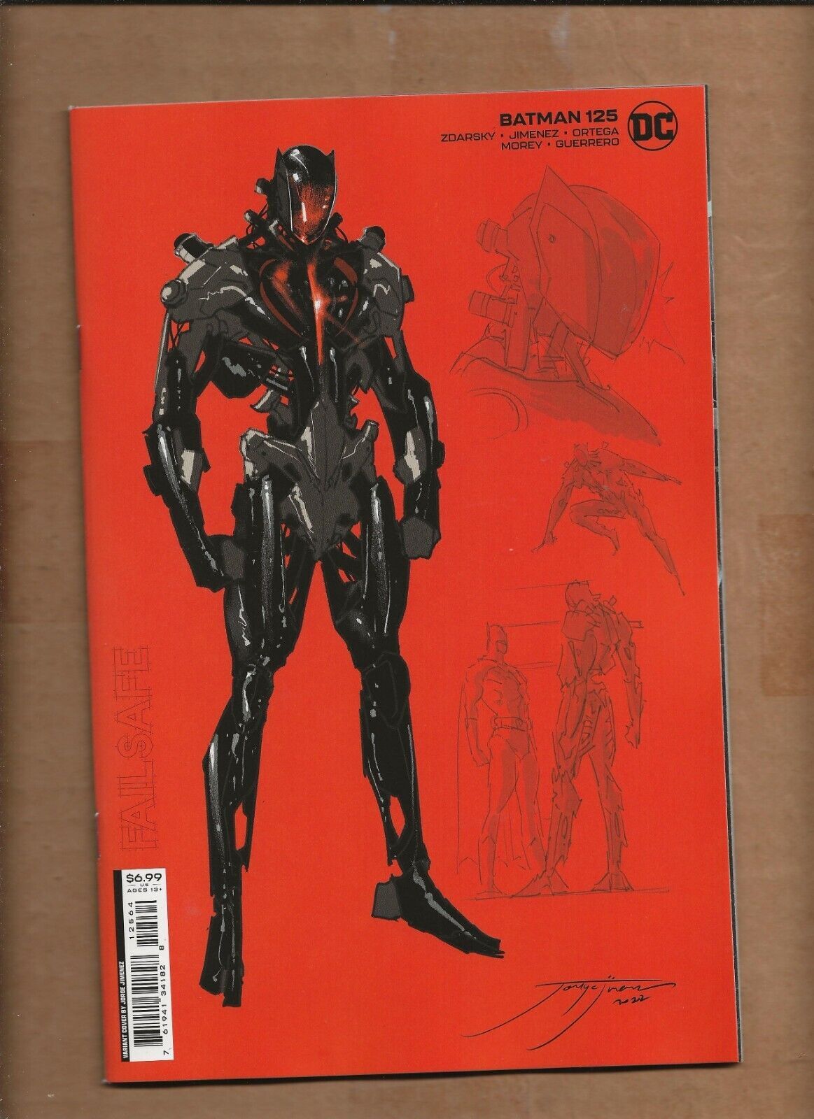 Batman 125 Failsafe Design Variant 1st Appearance DC 2022 1st Printing ...