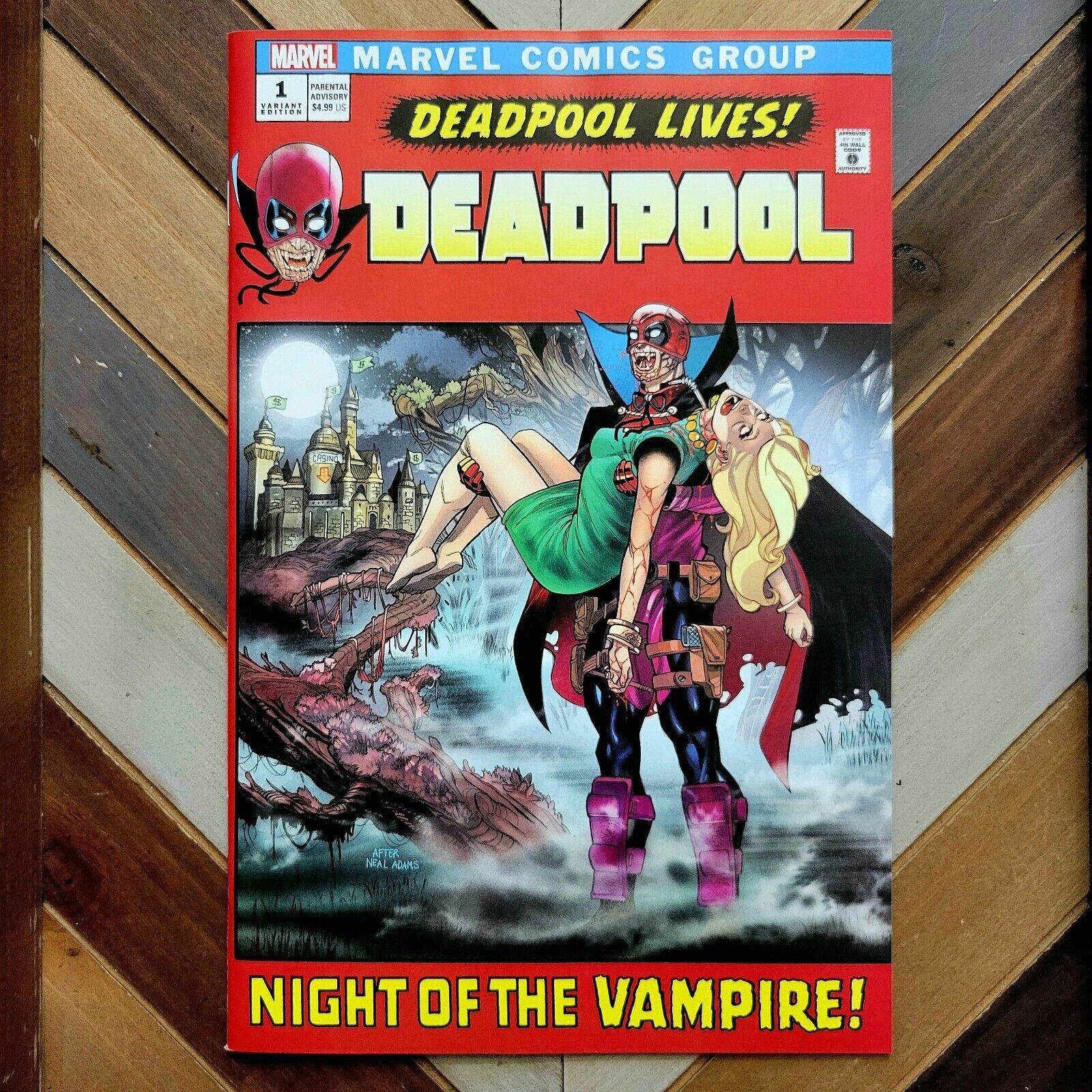 DEADPOOL #1 NM/New (Marvel 2024) 1st App DEATH GRIP 1st Issue DRACULA ...