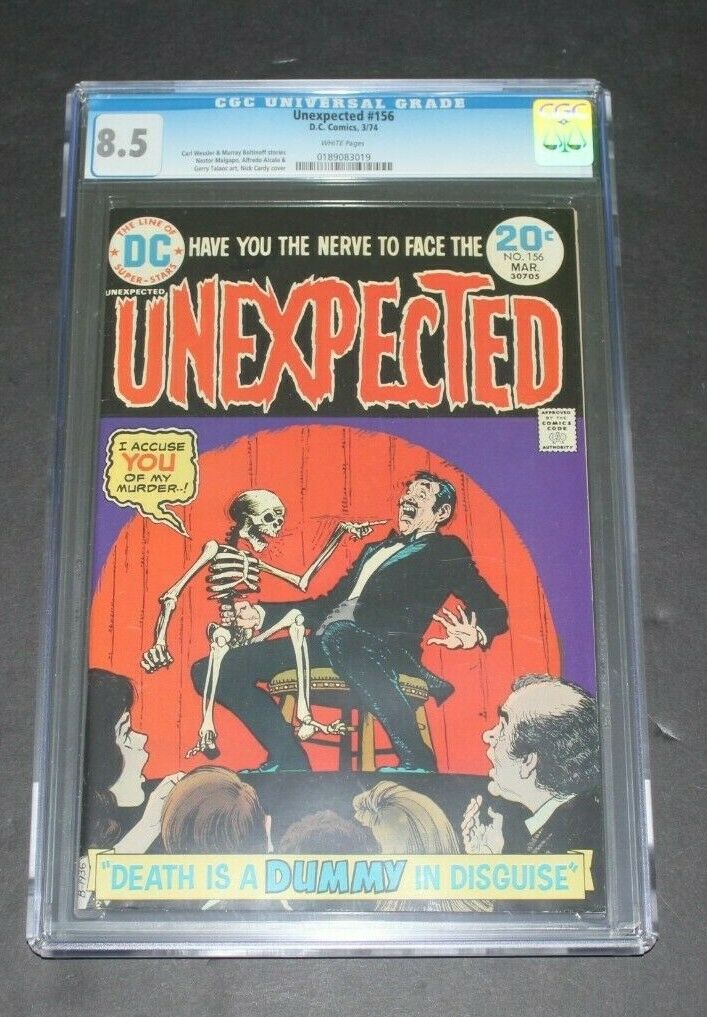 DC UNEXPECTED "Death is a Dummy in Disguise" Graded Comic CGC 8.5 (RS ...