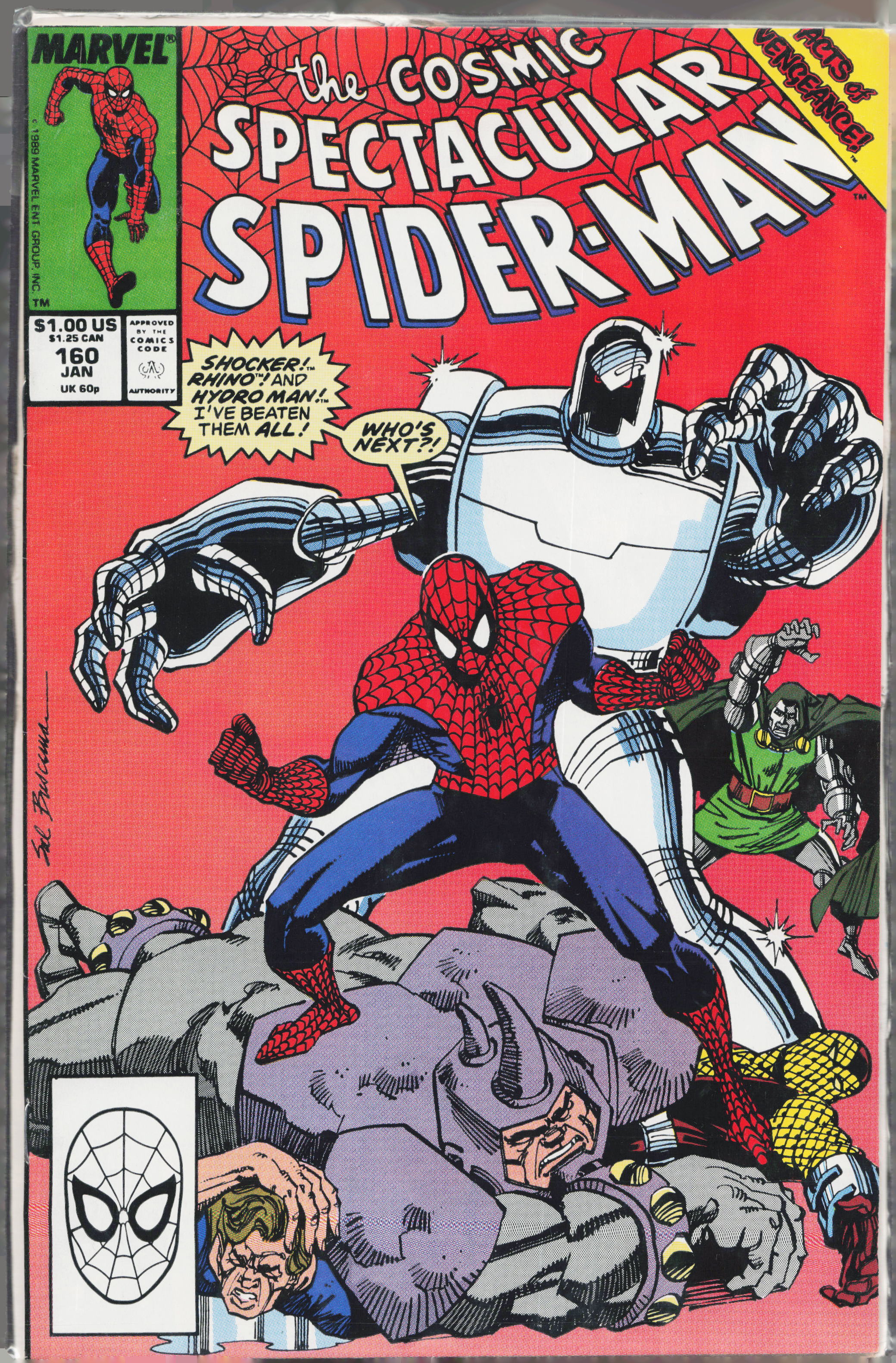 The Spectacular Spider-Man #160 (1990) Spider-Man | Comic Books ...