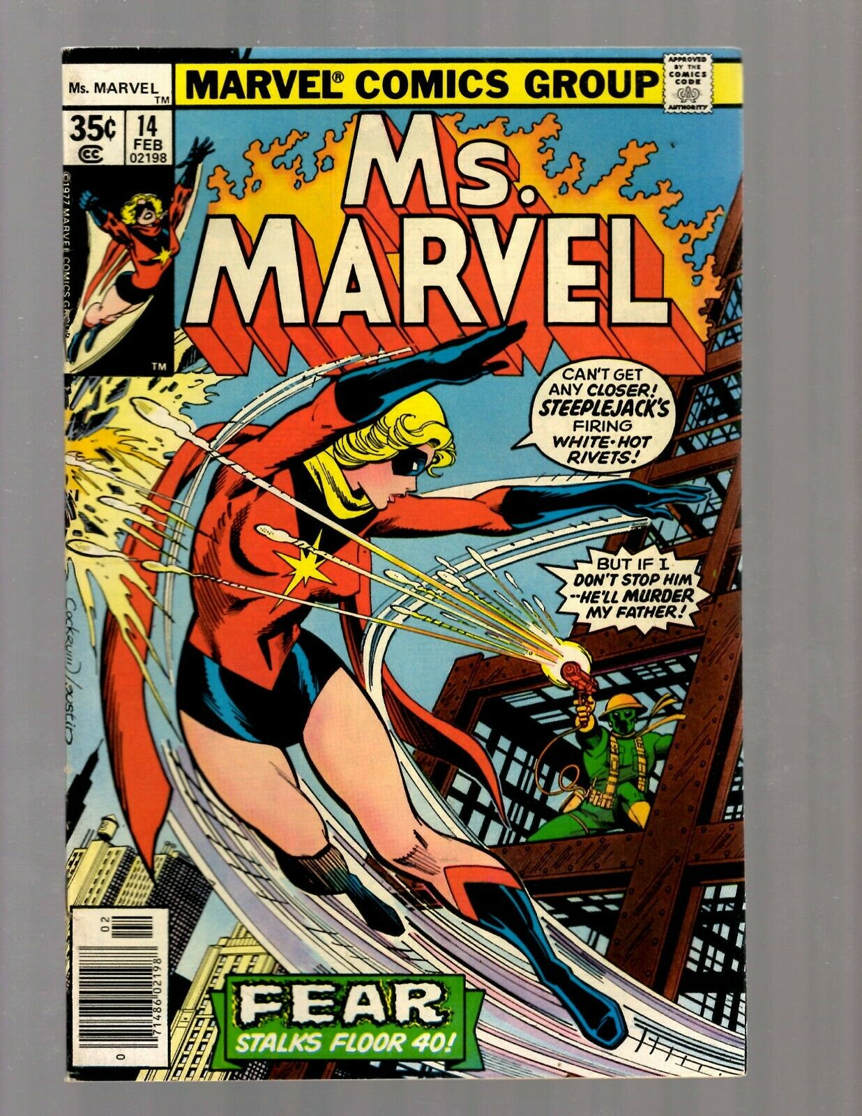 Ms. Marvel # 14 VF/NM Comic Book Avengers Hulk Thor Captain America ...