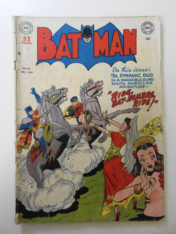 Batman #56 (1949) GD+ Condition see description | Comic Books - Golden Age, DC Comics, Superhero ...