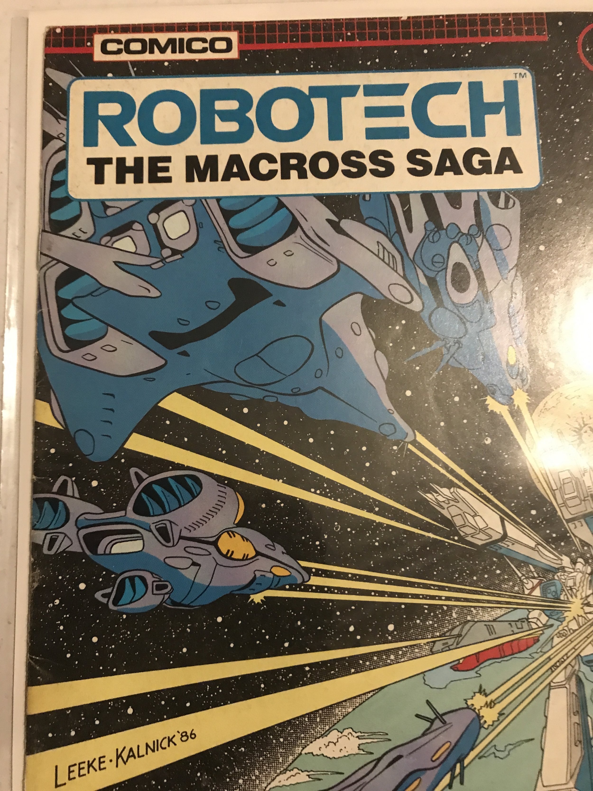 ROBOTECH : The Macross Saga #13 : Comico 7/86 FN; TV, manga | Comic ...