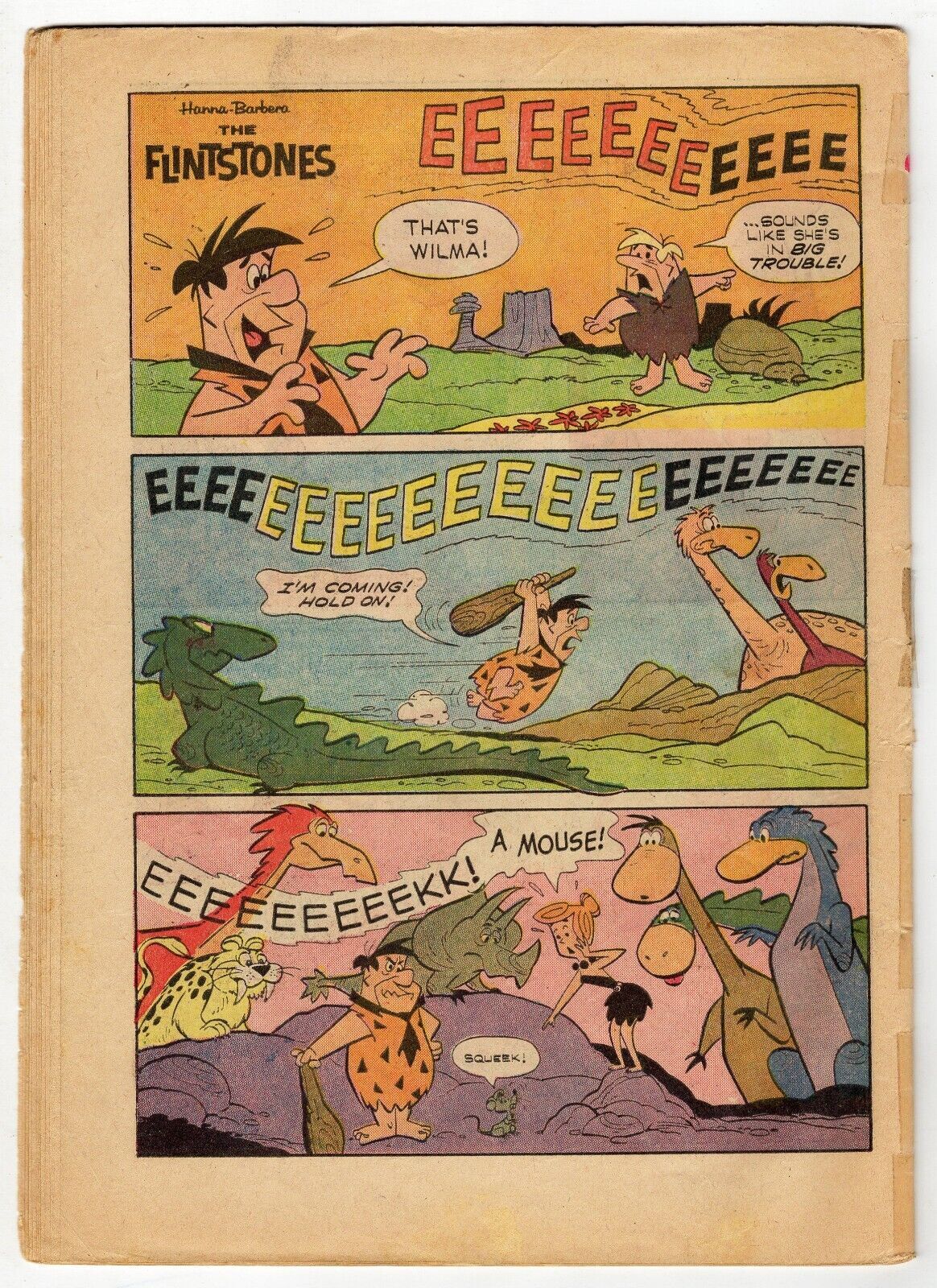 Flintstones #37 VINTAGE 1966 Gold Key Comics Fred Wilma Dino Pebbles ...