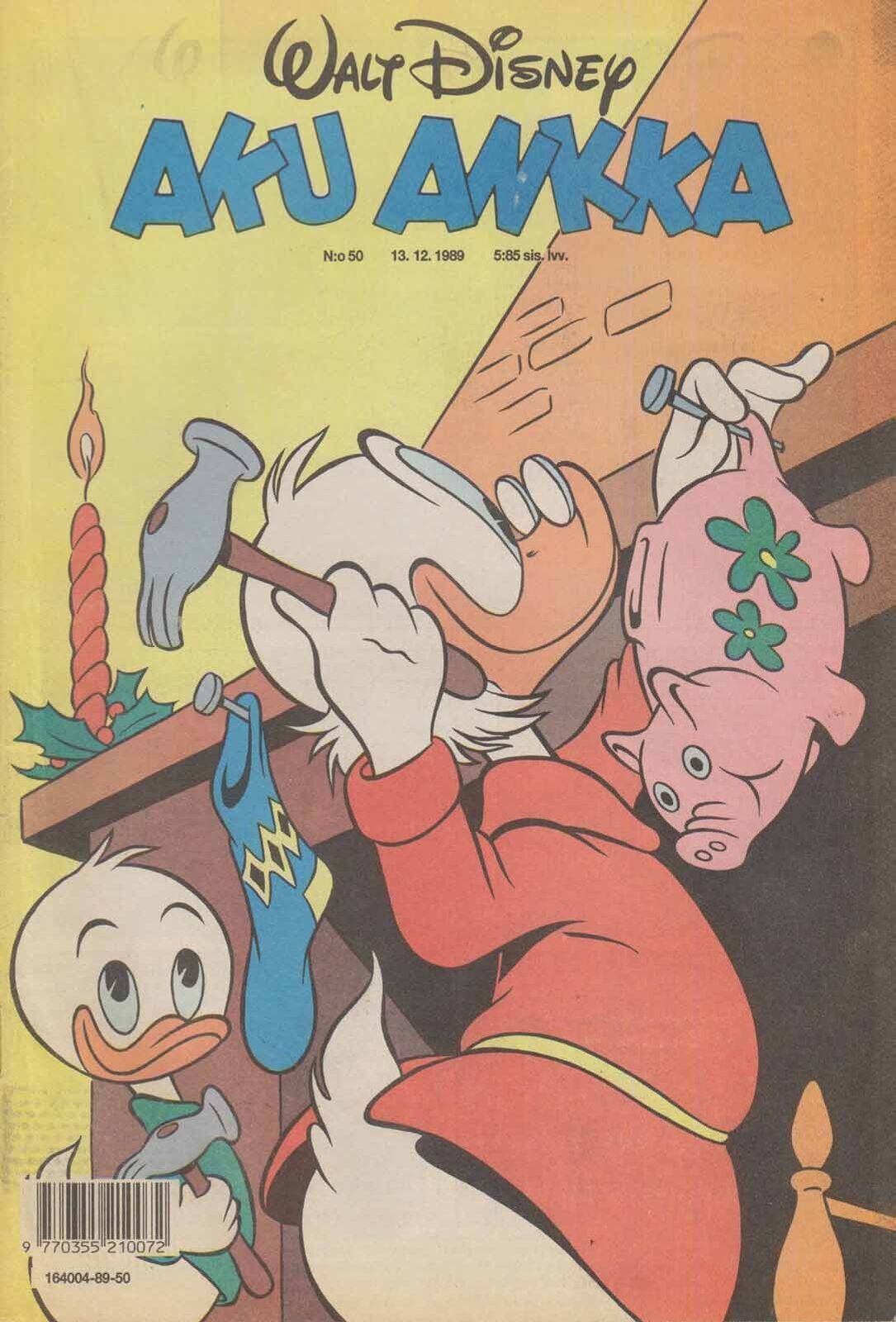 Walt Disney's Aku Ankka (1989) #50 FN; Sanoma | we combine shipping ...