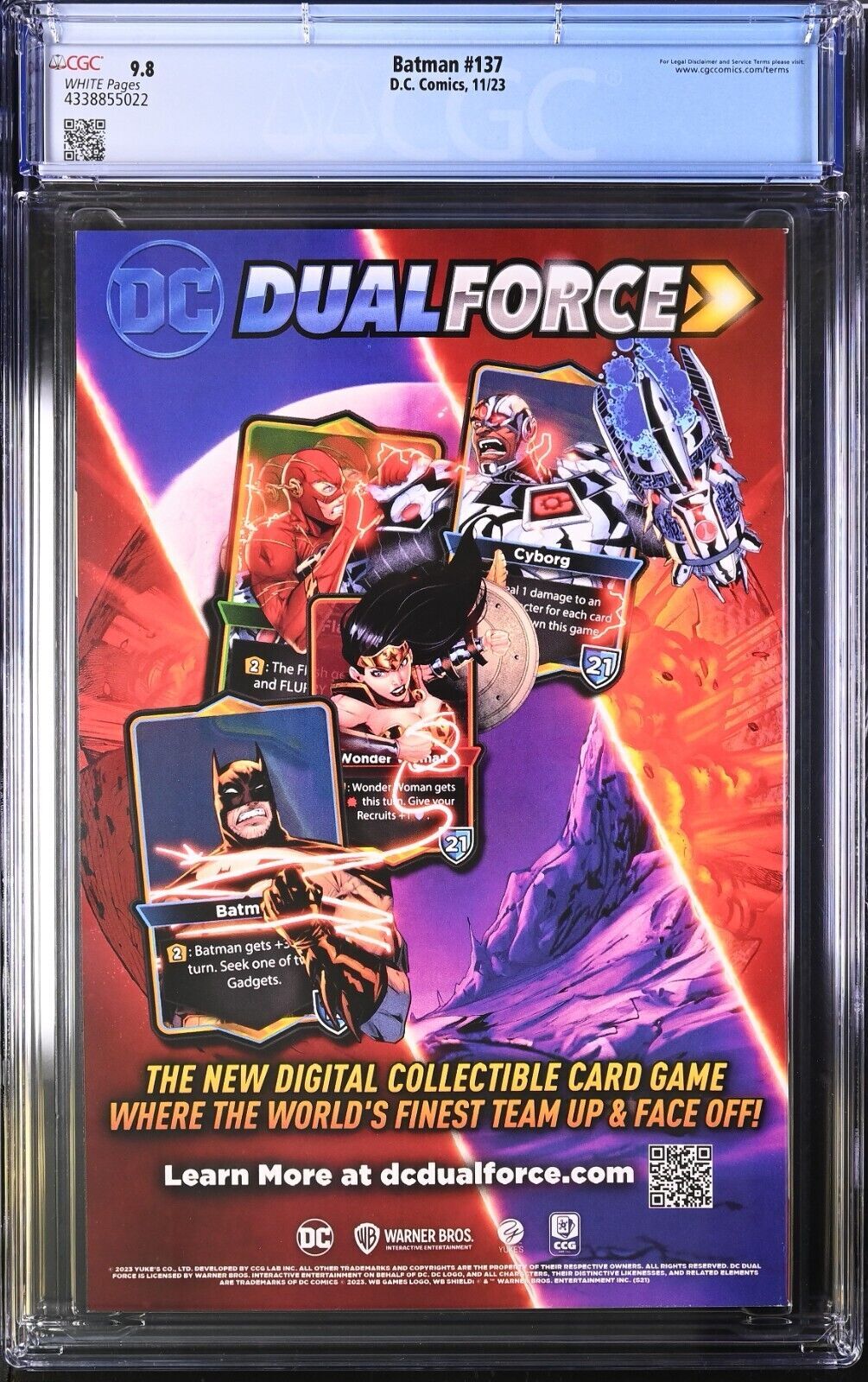 Batman #137 CGC 9.8 Jorge Jimenez Cover A DC Comics 2023 Chip Zdarsky ...