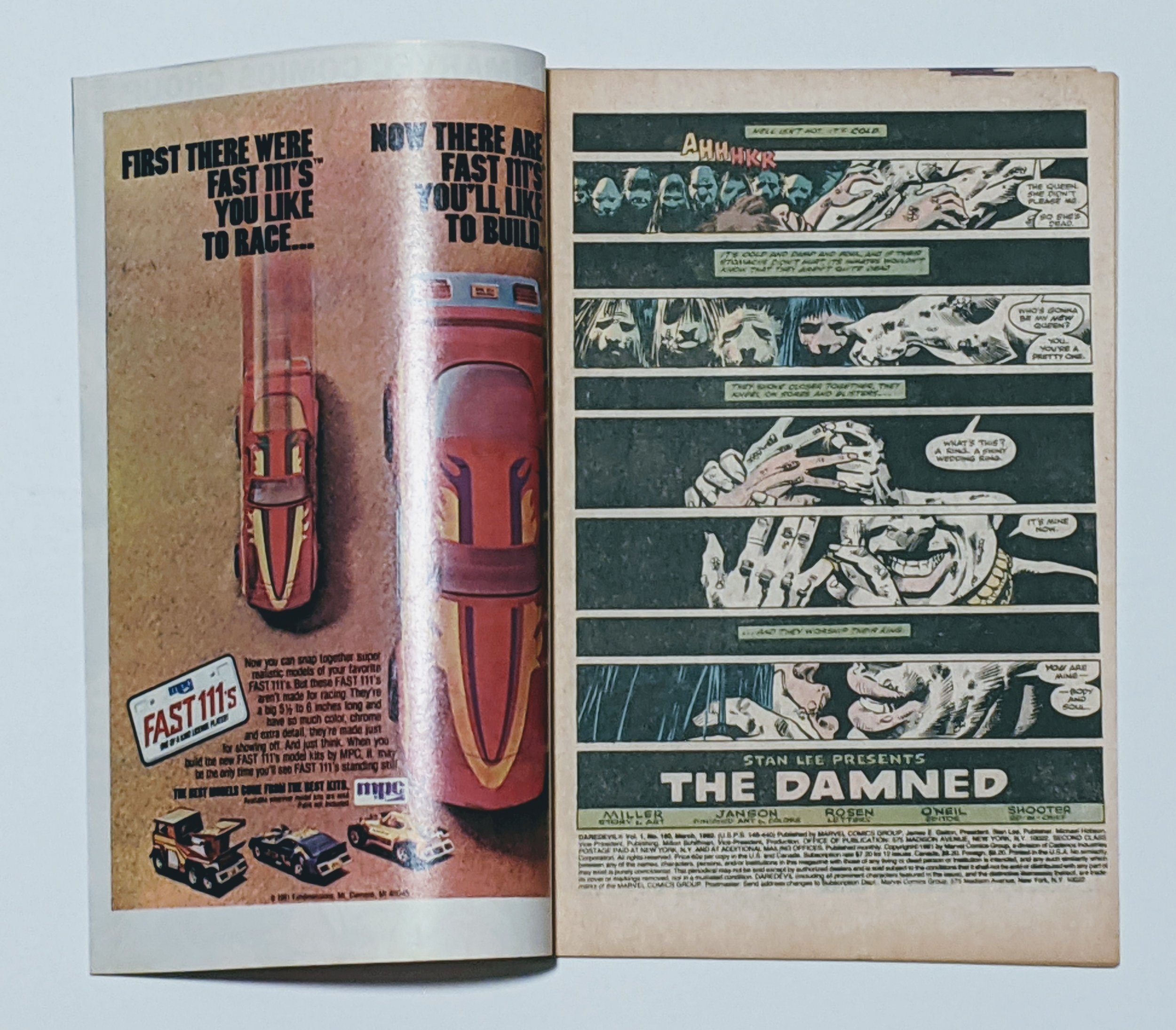 Daredevil #180 (Mar 1982, Marvel) VG/FN 5.0 Kingpin and Elektra ...