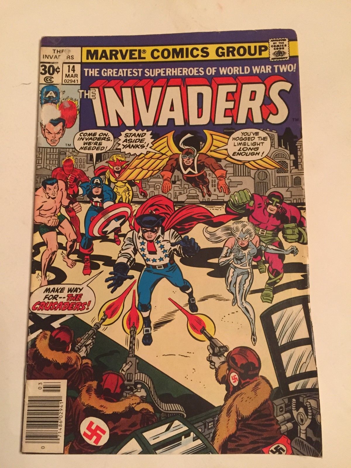 The Invaders V1 #14 1977 Reprints Captain America | Comic Books ...