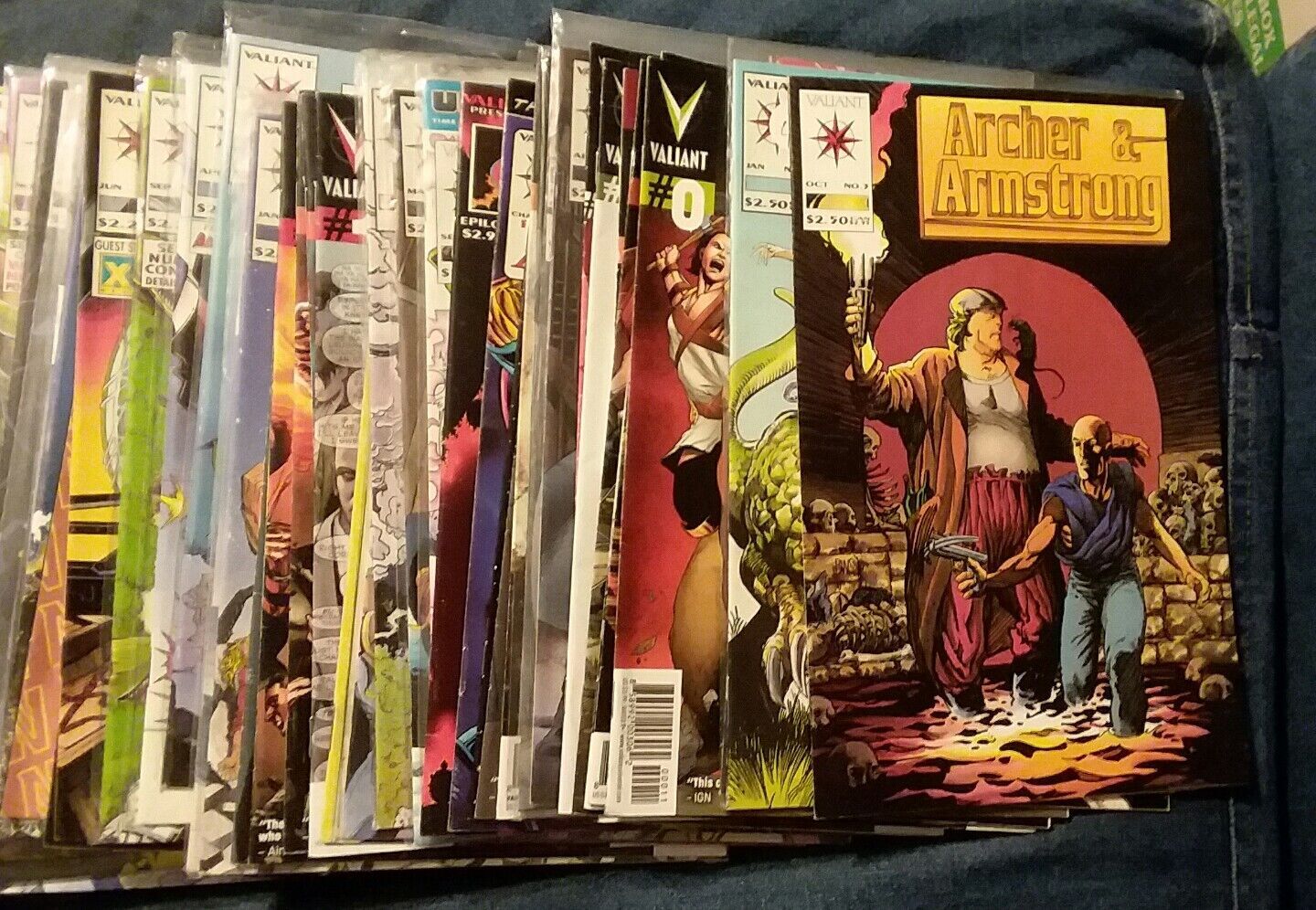 valiant 65 issue vintage to modern age comics lot run set movie ...