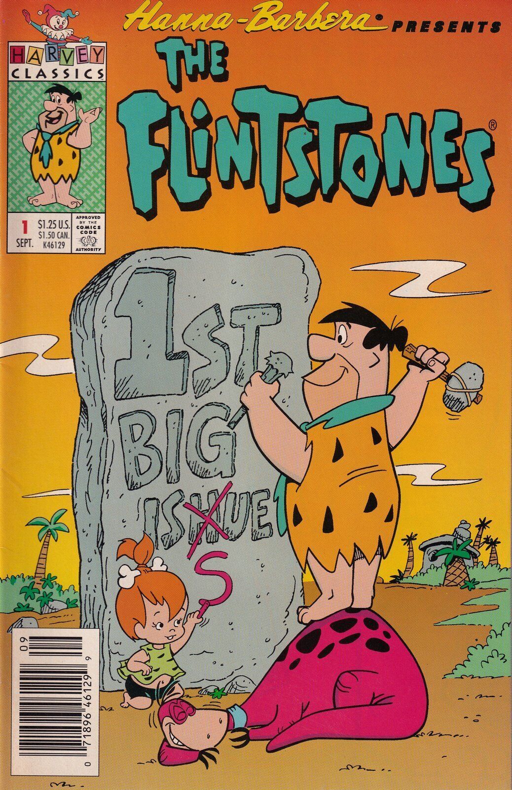 The Flintstones #1 Newsstand (1992-1994) Harvey Comics | Comic Books ...