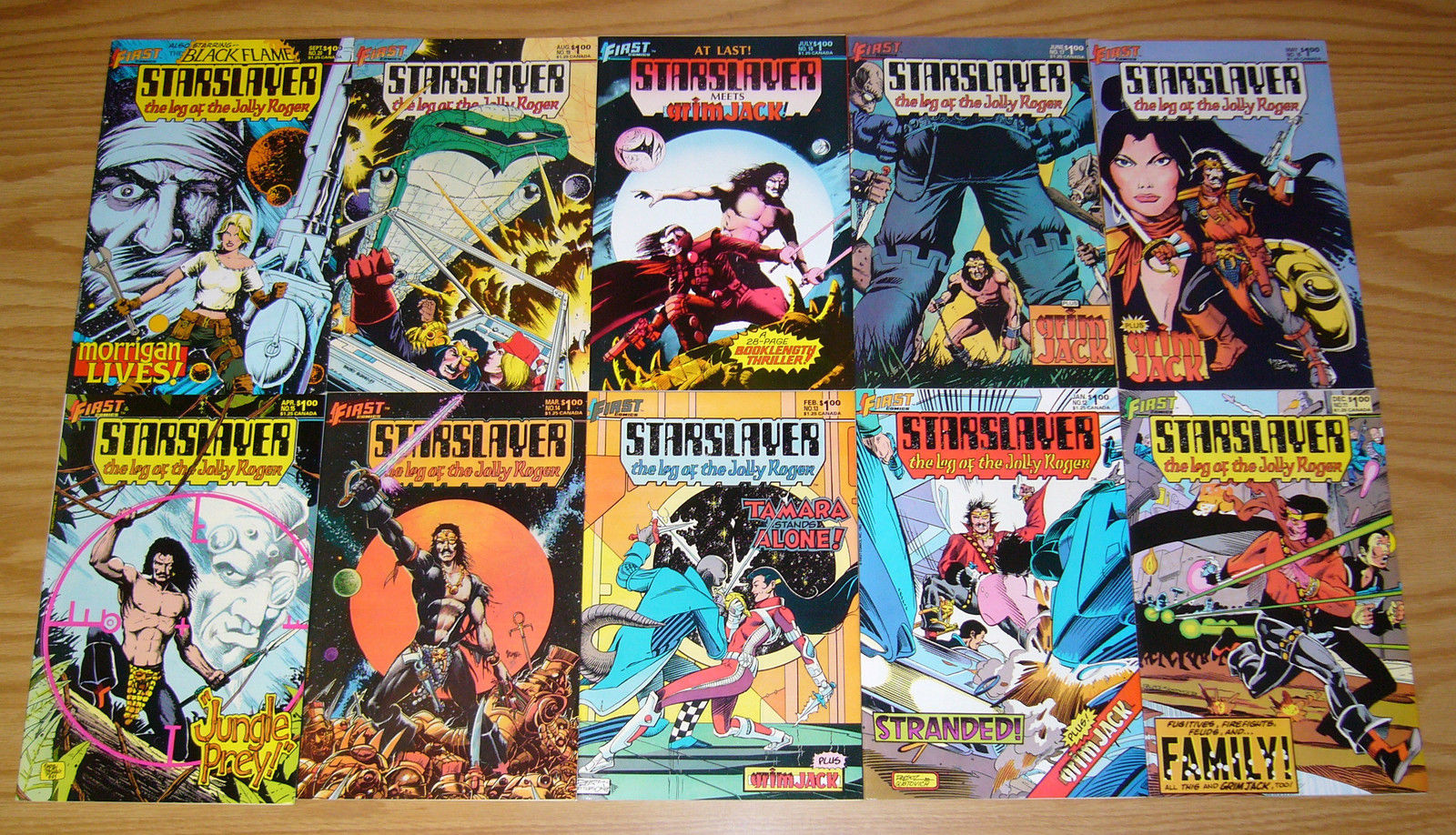 Starslayer #1-34 VF/NM complete series - rocketeer 2 3 grimjack 10 groo ...