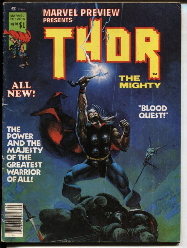 MARVEL PREVIEW #10--comic magazine--1975--THOR--VG | Comic Books ...