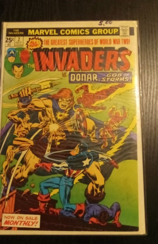 The Invaders #2 (1975) | Comic Books - Bronze Age, Marvel, Superhero ...