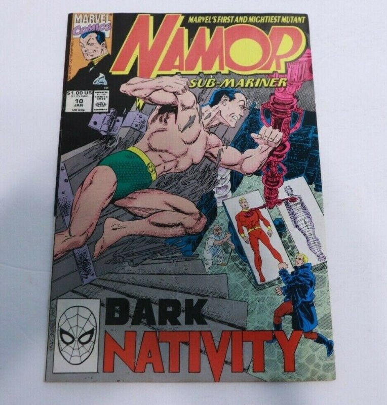 Namor The Sub-Mariner Comic Book #10 Dark Nativity Jan 1990 Marvel ...