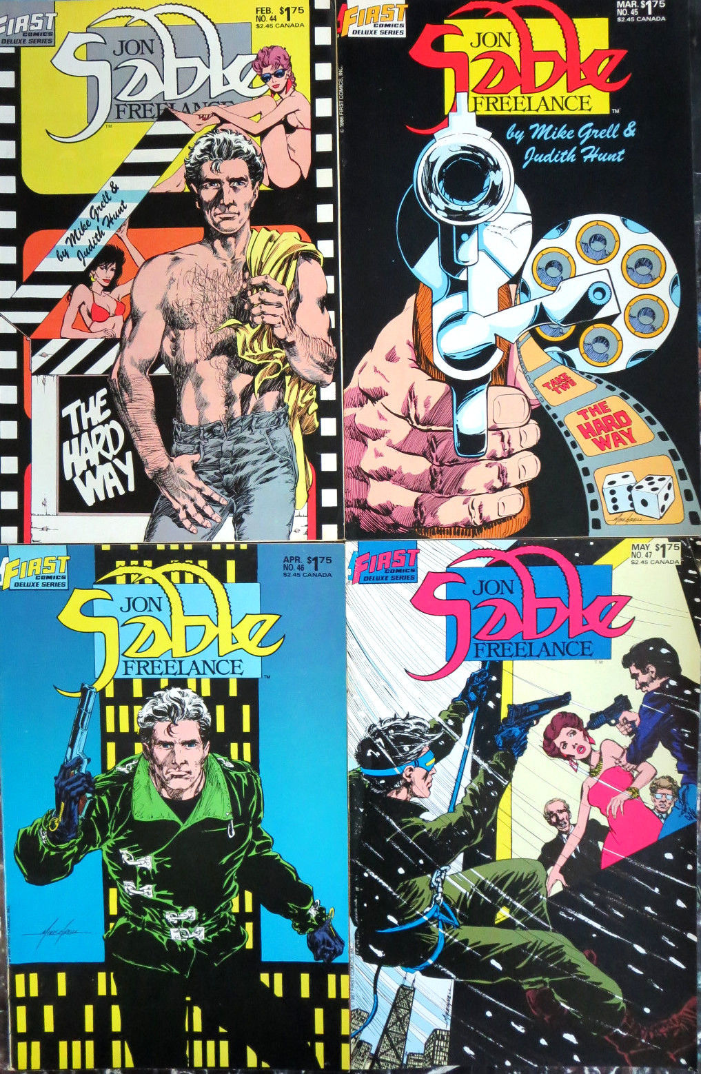 JON SABLE, FREELANCE #7-55, 31 diff - First Publishing Comic Books 1983 ...