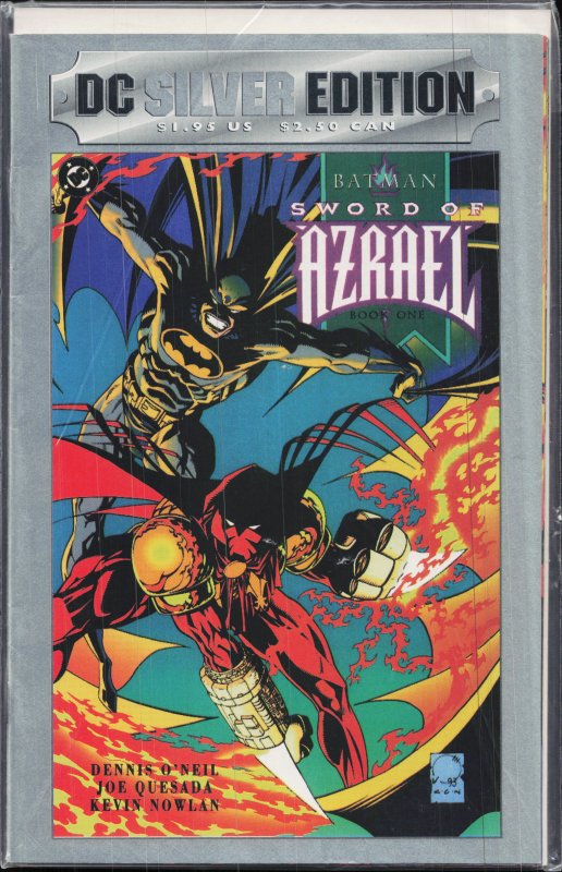 Batman: Sword of Azrael #1 DC Silver Edition (1992) Azrael [Key Issue ...