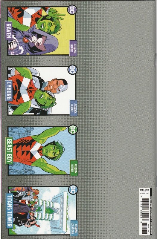 Titans # 1 Trading Card Variant Cover NM DC 2023 [P5] | Comic Books ...