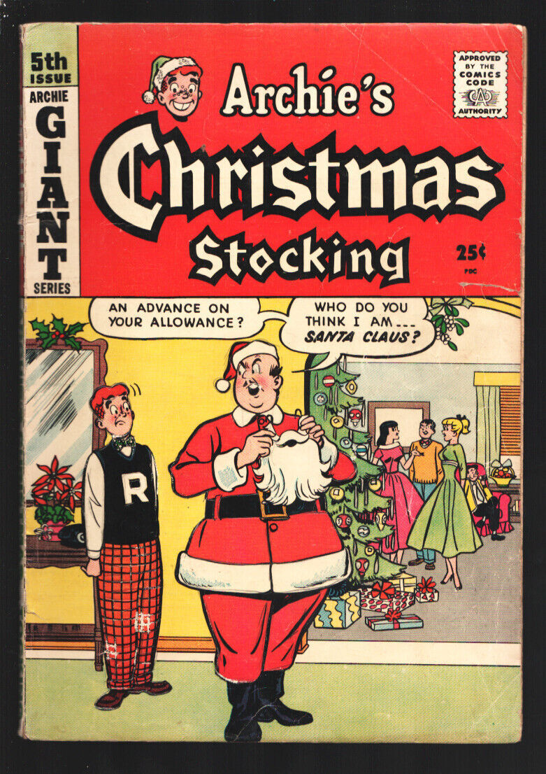 Archie Giant Series #5 1958--Archie's Christmas Stocking-Betty and ...