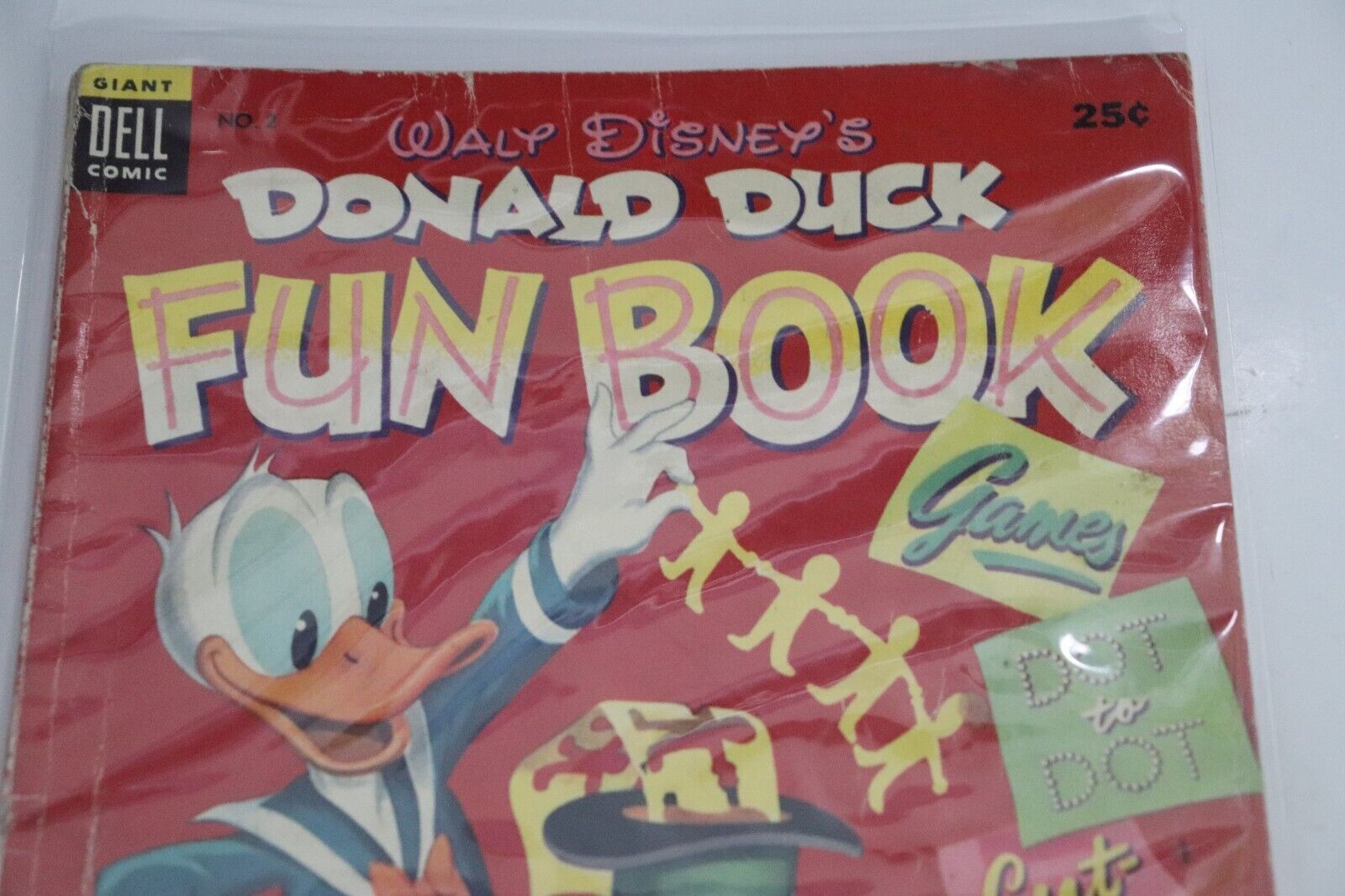 Dell Giant Donald Duck Fun Book #2 1954 | Comic Books - Golden Age ...