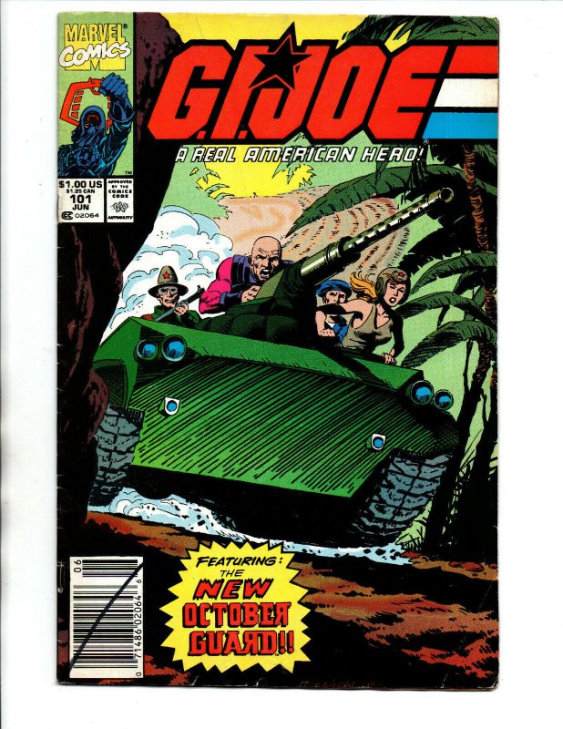 GI Joe A Real American Hero #101 newstand - 1990 - VG | Comic Books ...