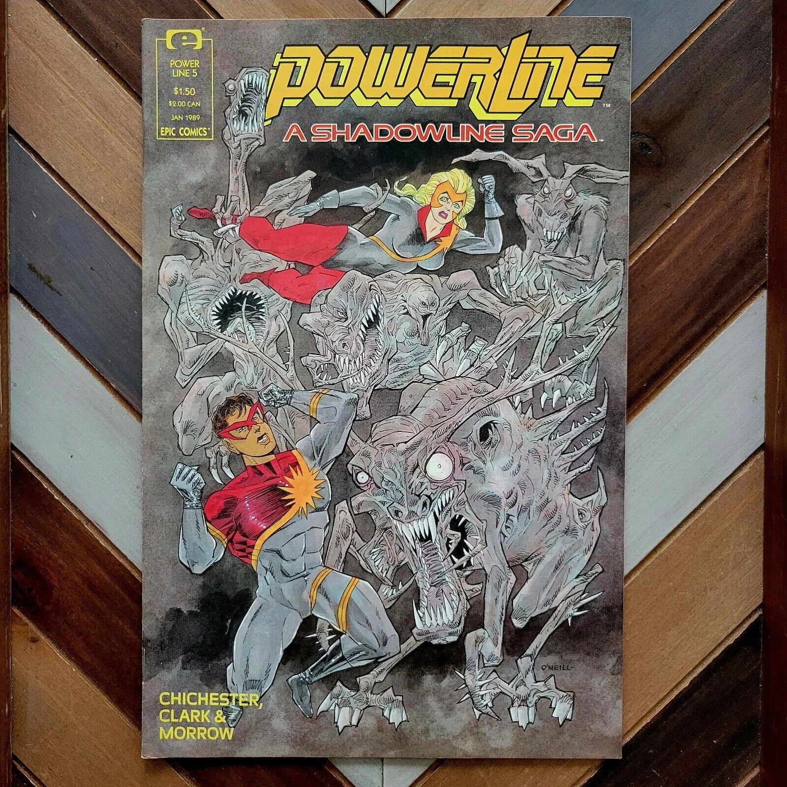POWERLINE: A Shadowline Saga #5-8 (Marvel/Epic 1989) Set of 4, Series ...