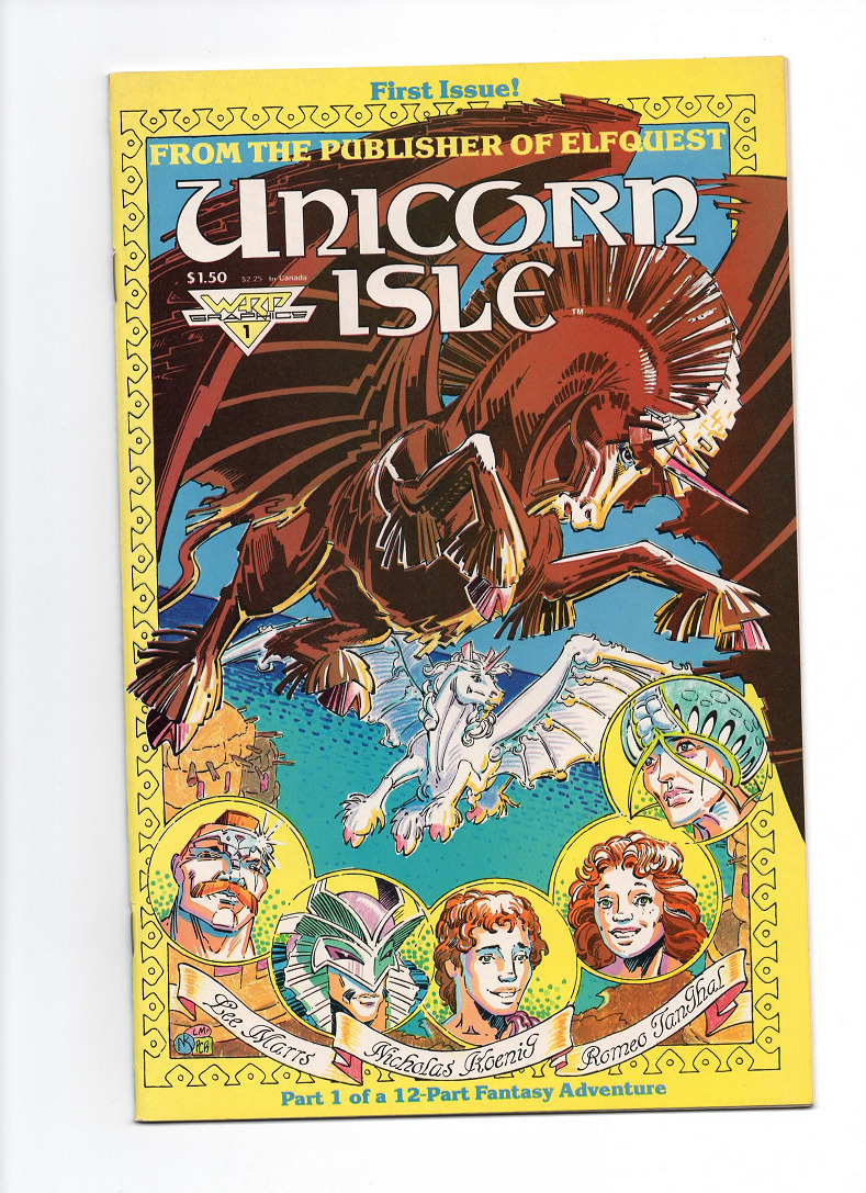 Unicorn Isle #1 - WaRP Graphics 1986 - Combine Ship | Comic Books ...