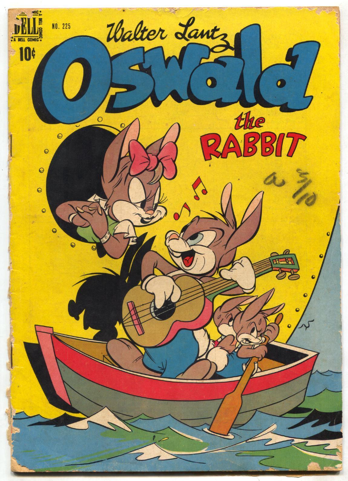 Oswald the Rabbit- Four Color Comics #225 1949 G- / HipComic
