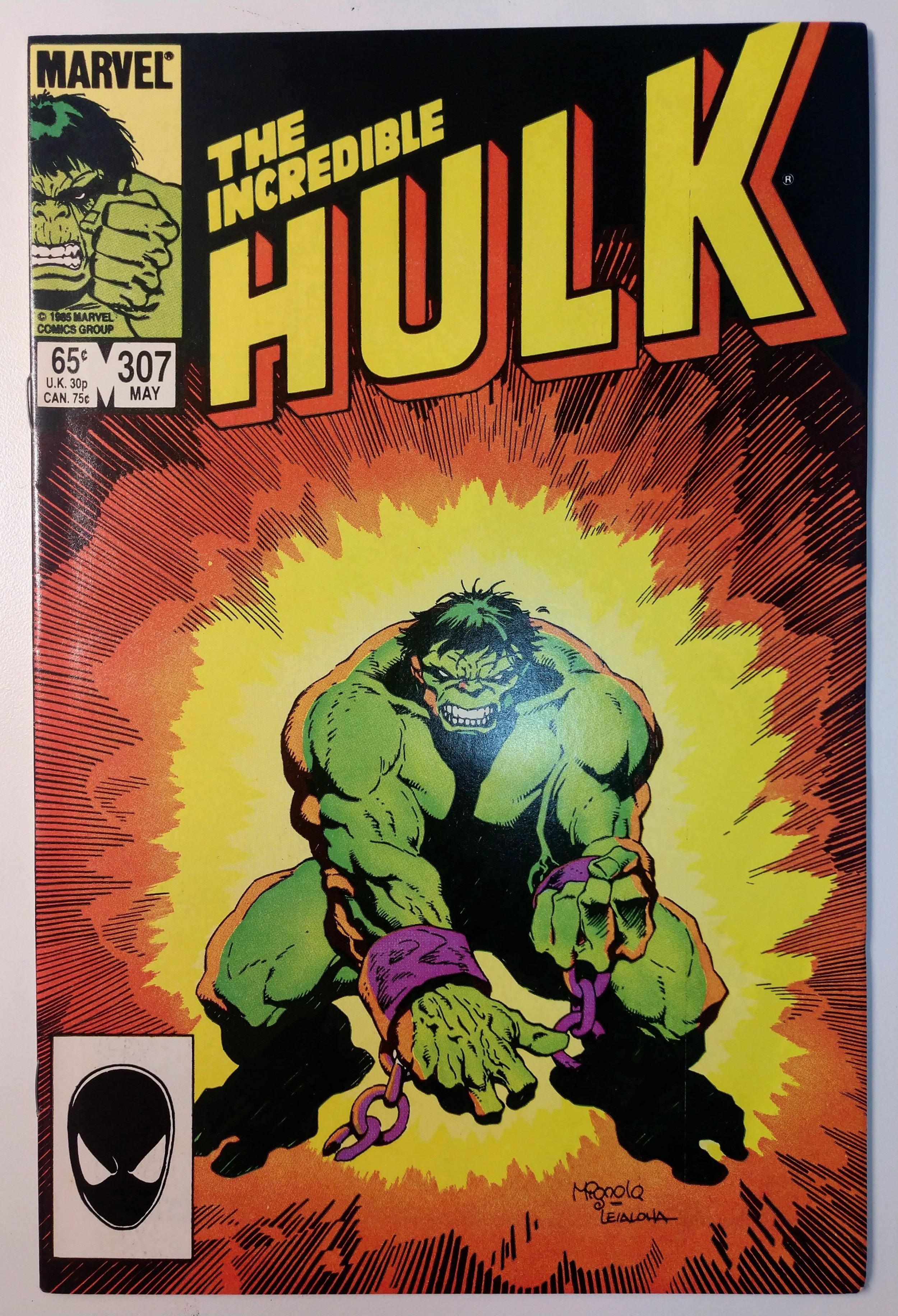 The Incredible Hulk #307 (7.5, 1985) | Comic Books - Copper Age, Marvel ...