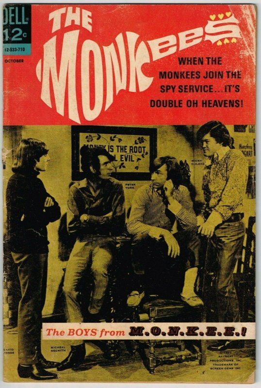 Monkees #5 (1967) - 4.0 VG *The Men From M.O.N.K.E.E.* | Comic Books ...