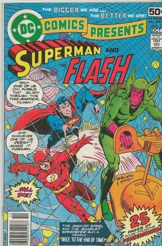 DC Comics Presents #2 ORIGINAL Vintage 1978 DC Comics Superman Flash ...