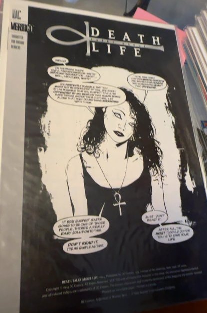 Death Talks About Life (1994) Death | Comic Books - Modern Age, Vertigo ...