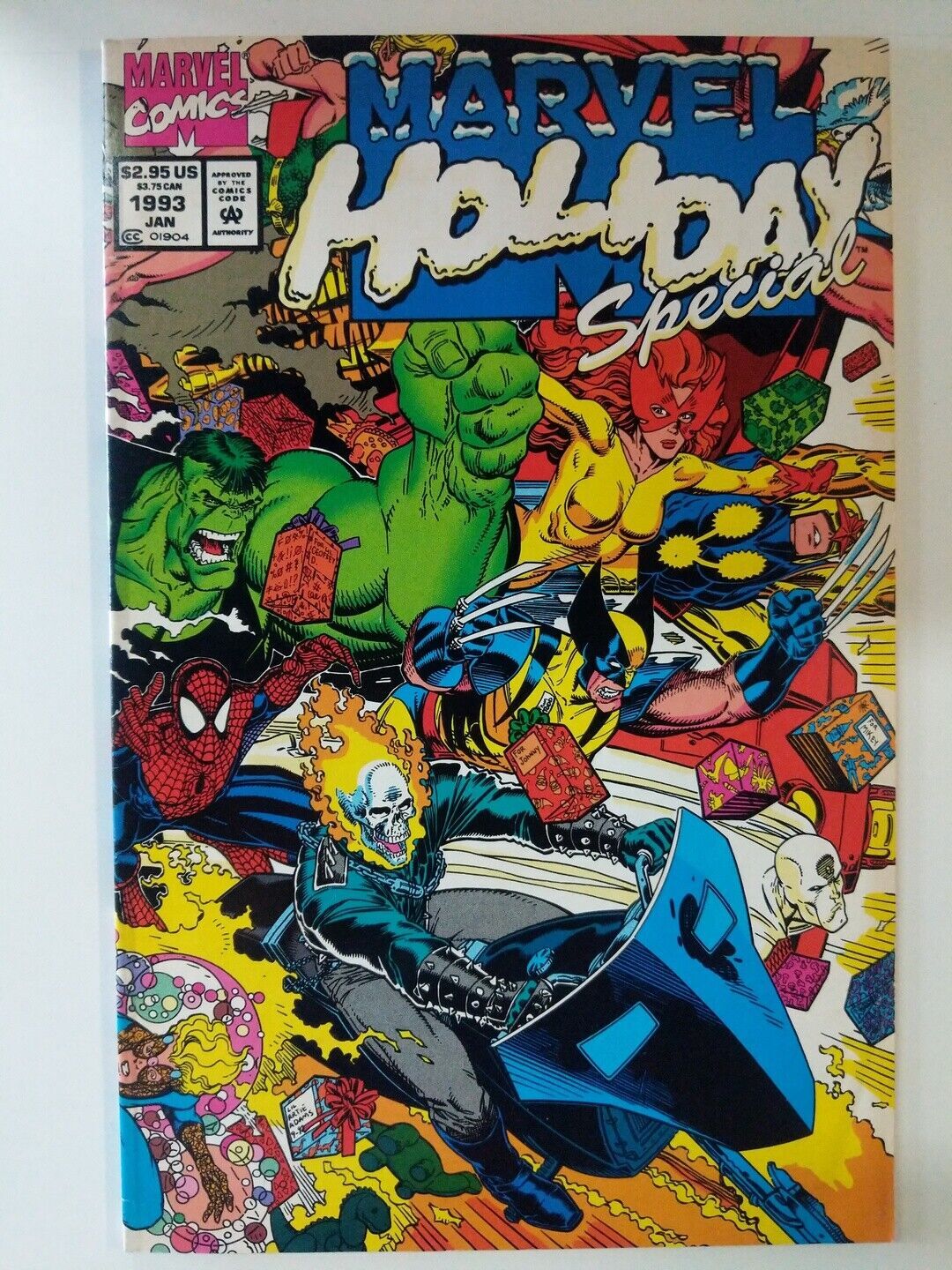 Marvel Holiday Special One-Shot NM- 1993 Marvel Comics C53A | Comic ...