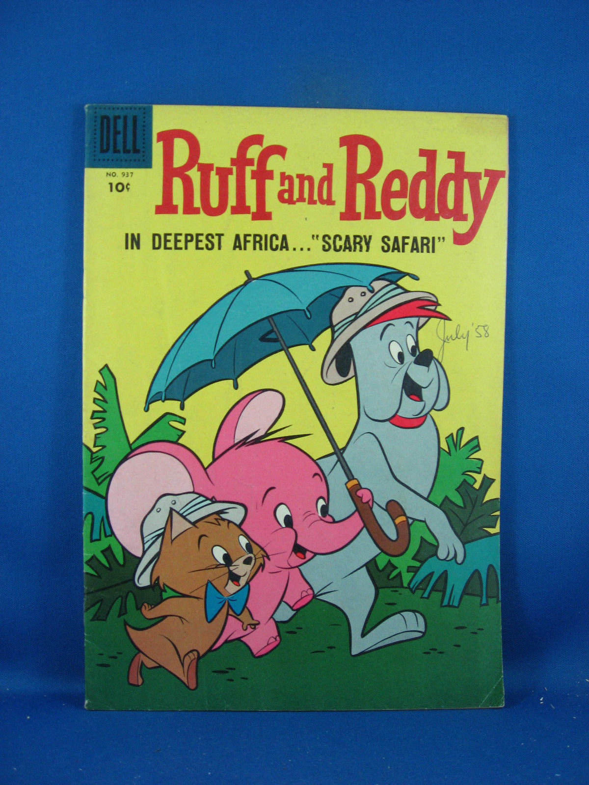 Four Color 937 Ruff and Reddy F First Issue 1958 First Hanna Barbera ...