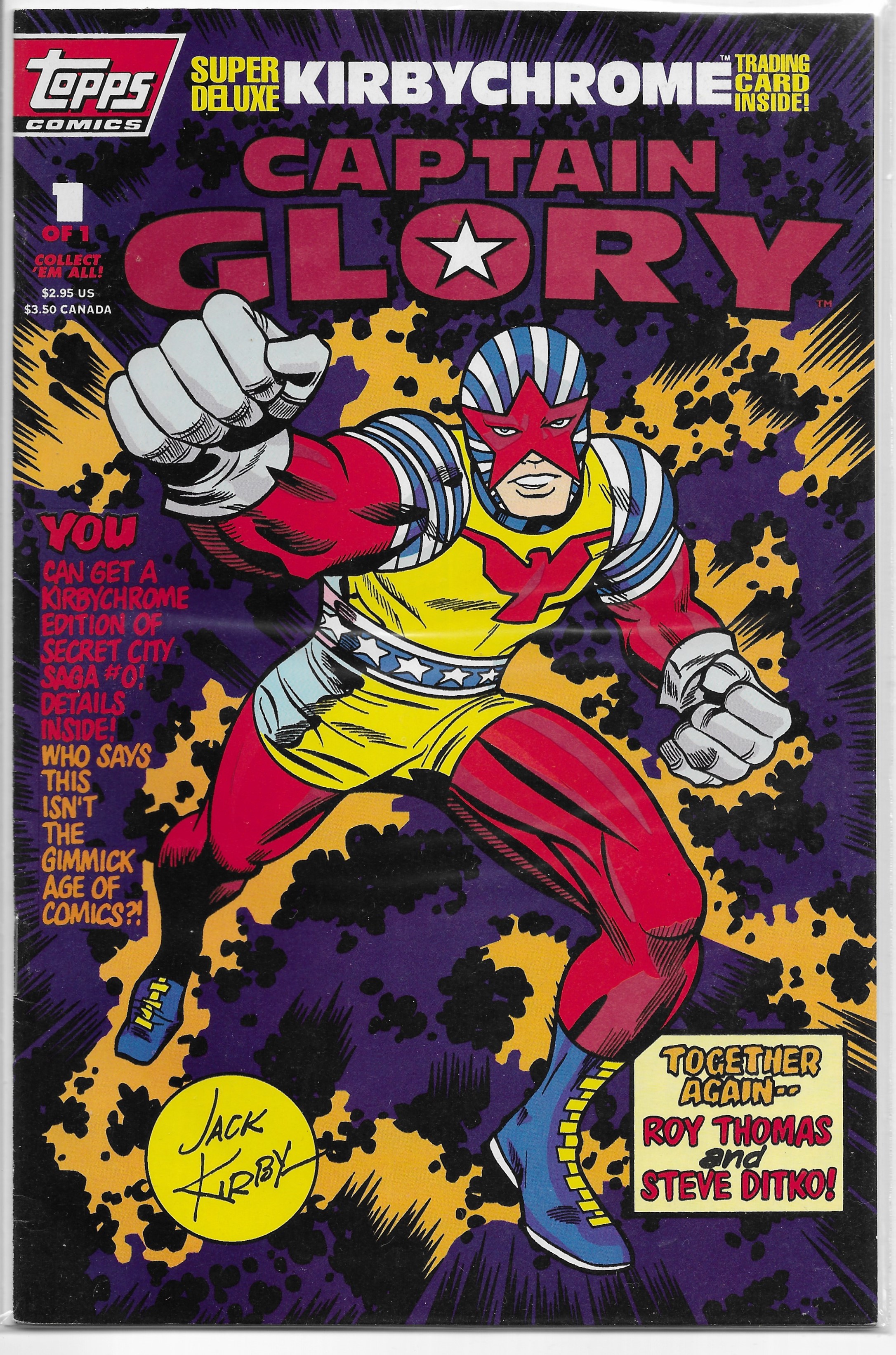 Captain Glory #1 (no card) FN (Secret City Saga) | Comic Books - Modern ...