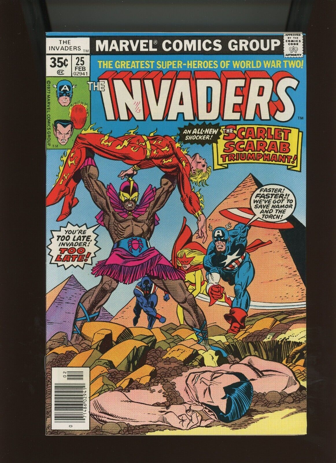 (1978) the Invaders #25 - Bronze Age! "The Power and the Panzers!" (6.5 ...