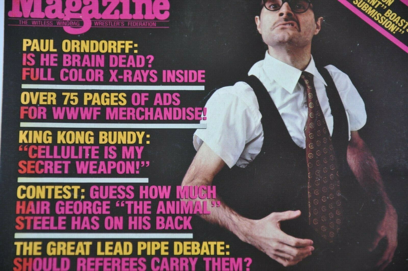 Mad Magazine Wrestling Edition March 1992 WWF WWE WCW Vintage Hulk ...