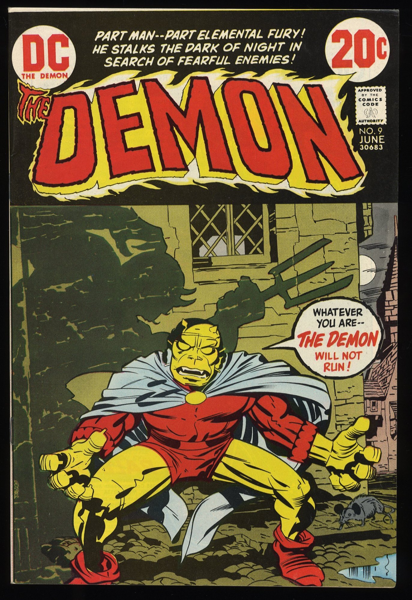 Demon #9 NM 9.4 2nd Phantom of the Sewers! Part Man Part Elemental Fury ...