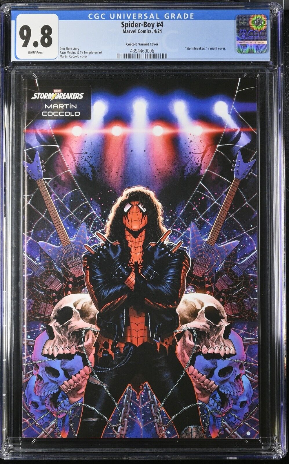 Spider-Boy #4 CGC 9.8 1st Appearance of Boy-Spider Punk Rock Variant ...