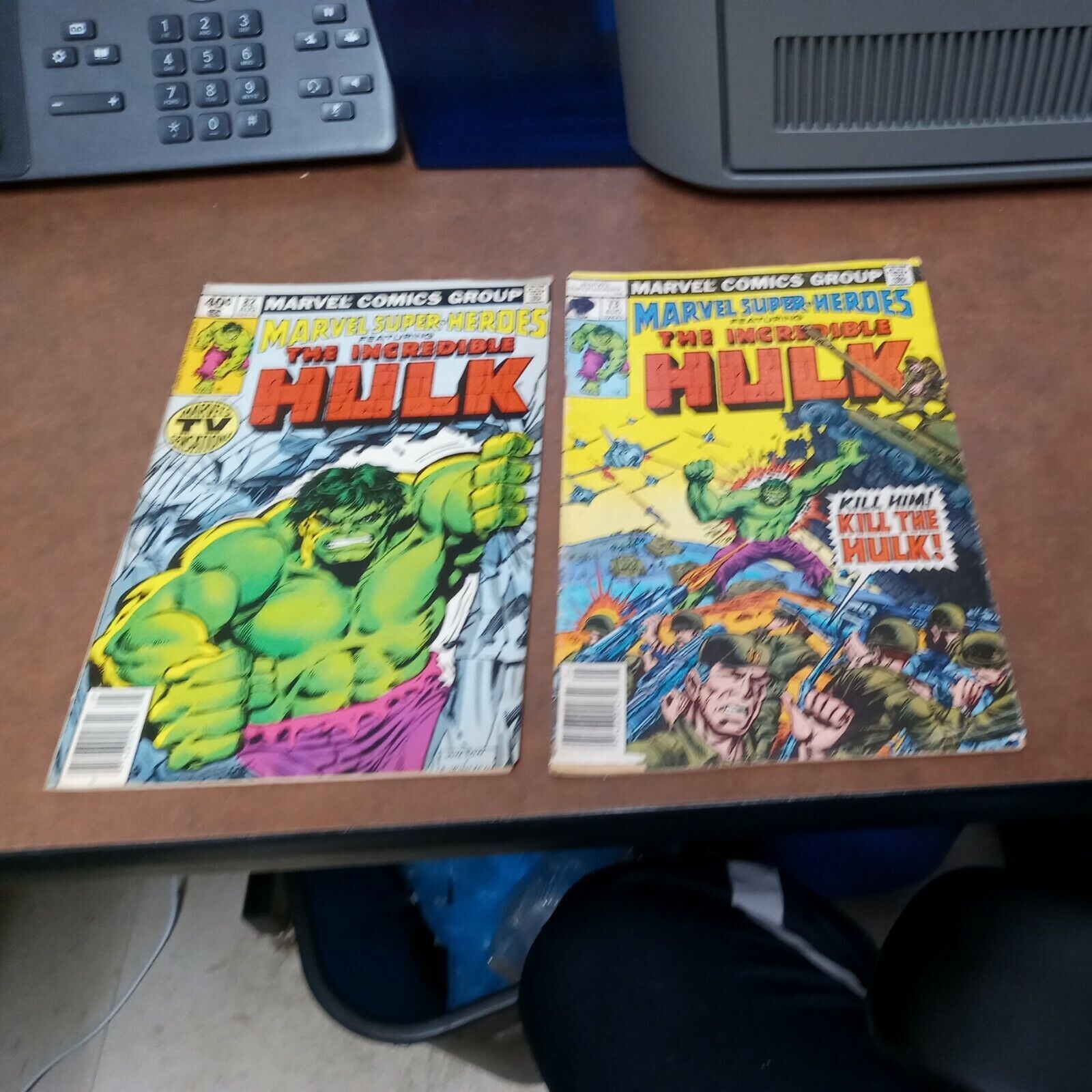 Marvel Superheroes 20 Issue Bronze Age Incredible Hulk Comics Lot Run ...
