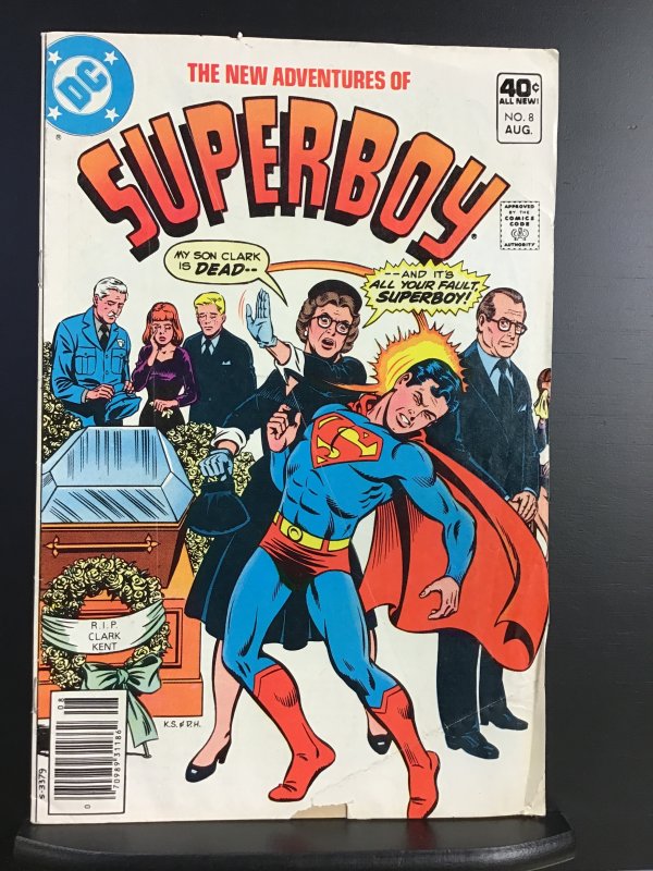 The New Adventures of Superboy #8 British Variant (1980) | Comic Books ...