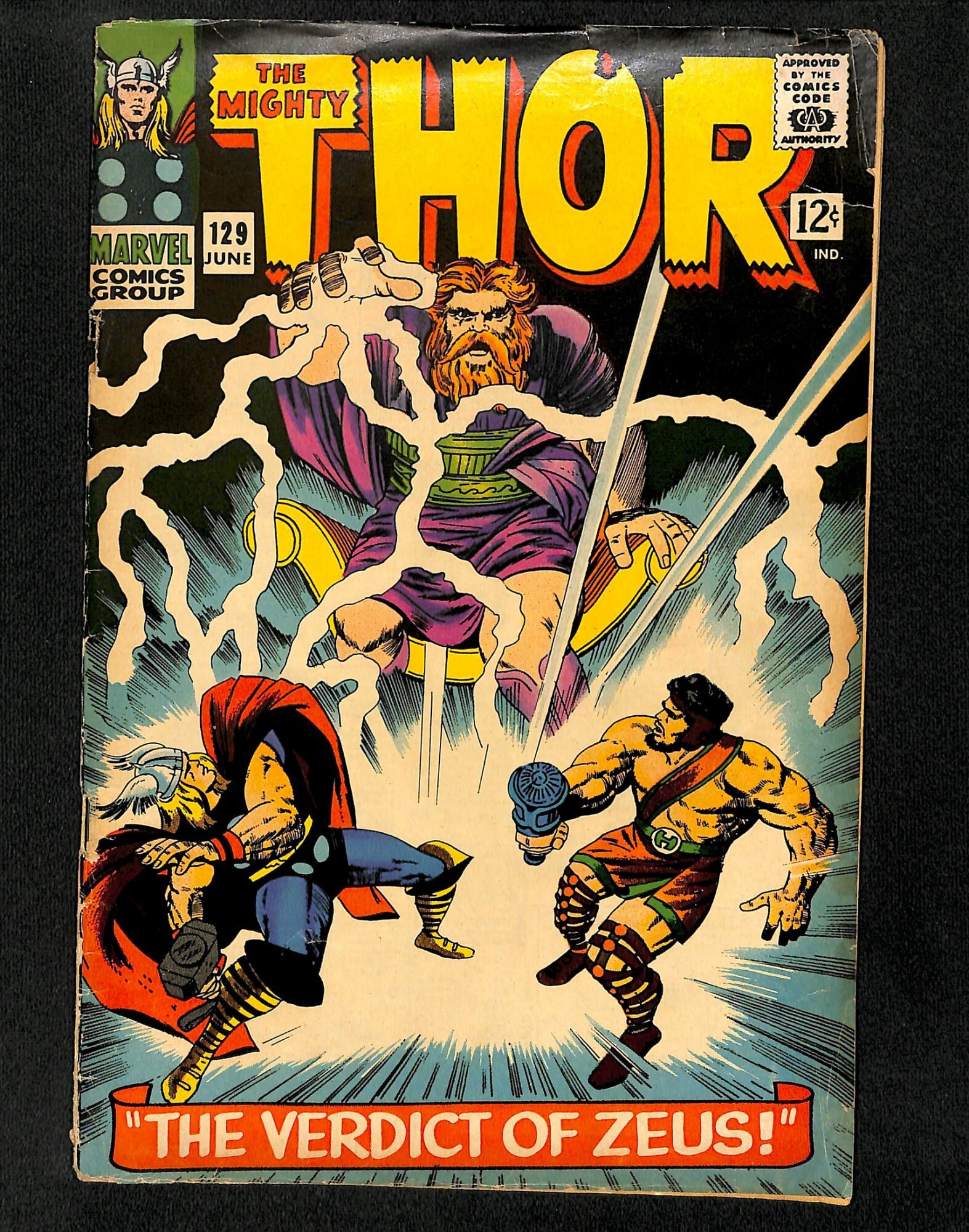 Thor #129 1st Ares Zeus Hercules! | Full Runs & Sets, Marvel, Thor ...