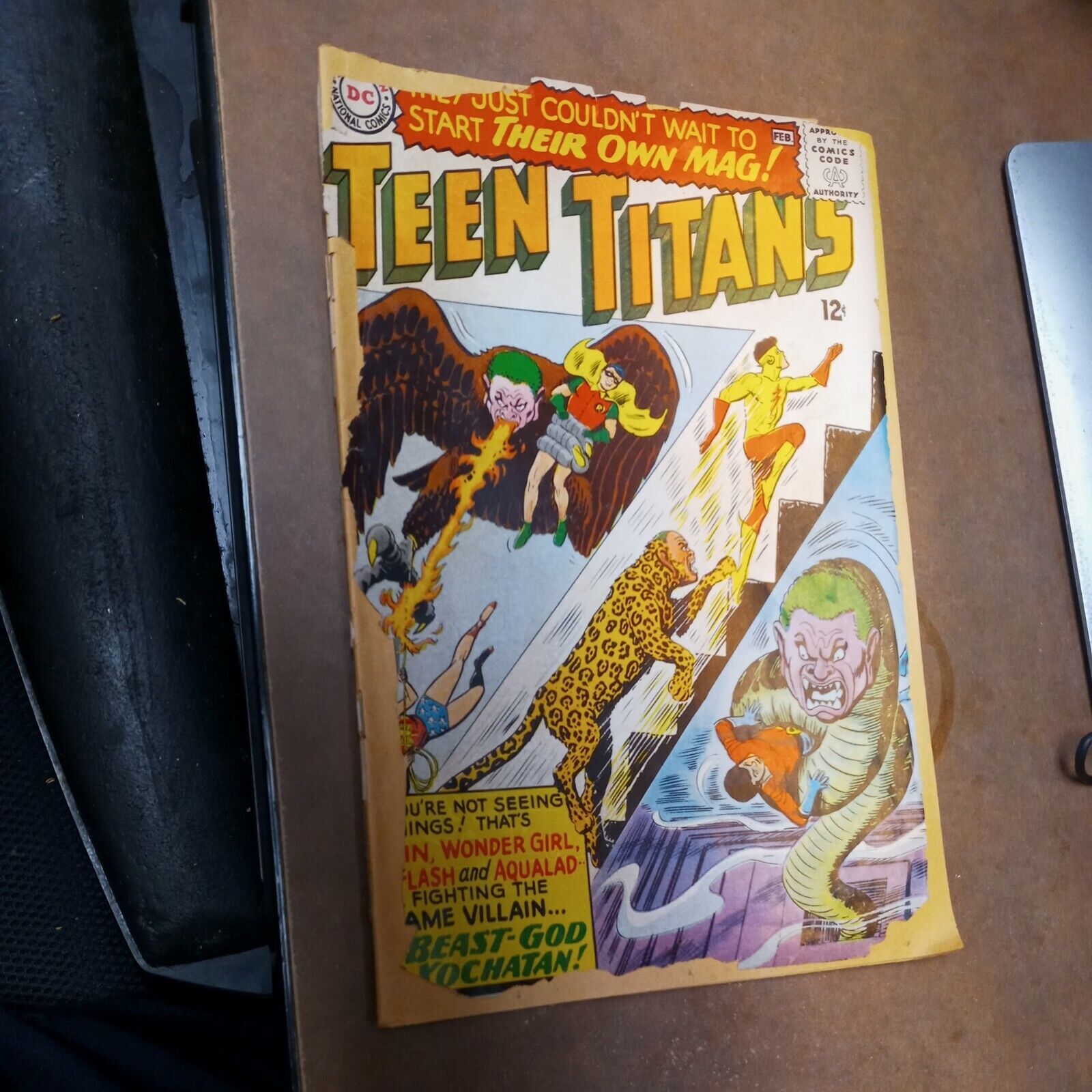 Teen Titans 1 1st Series Silver Age Key 1966 Robin Flash Wonder Girl dc ...