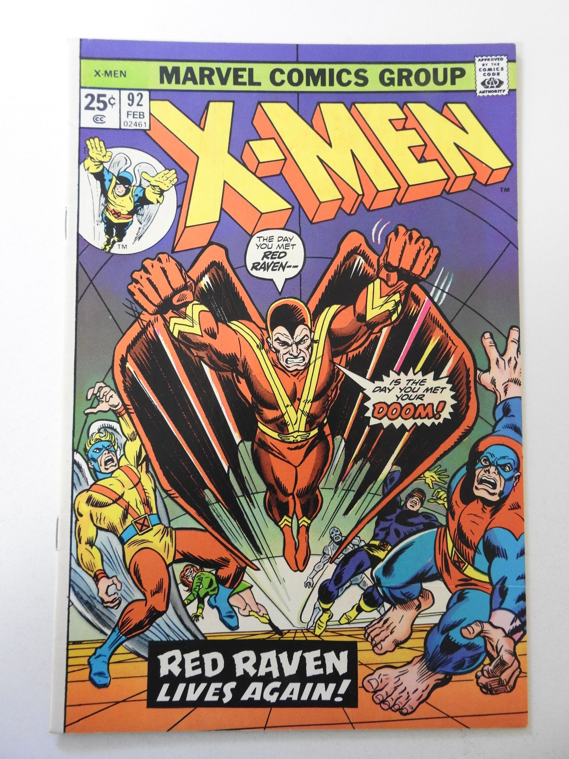 The X-Men #92 (1975) VG- Condition 4 centerfold wraps detached bottom ...