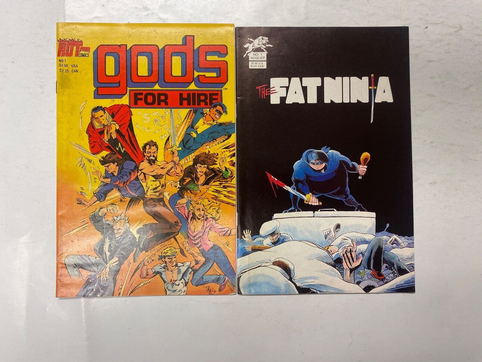 5 PINNACLE comic books Goon Patrol Gambit Gods Hire Fat Ninja Future B ...